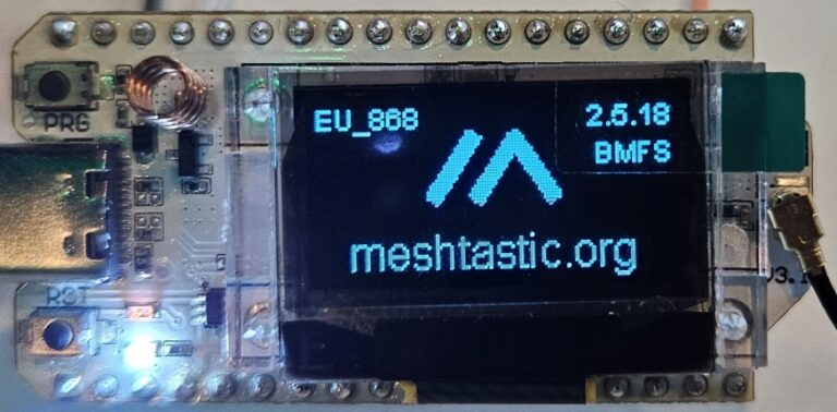 Meshtastic Firmware installieren – :: Klenzel